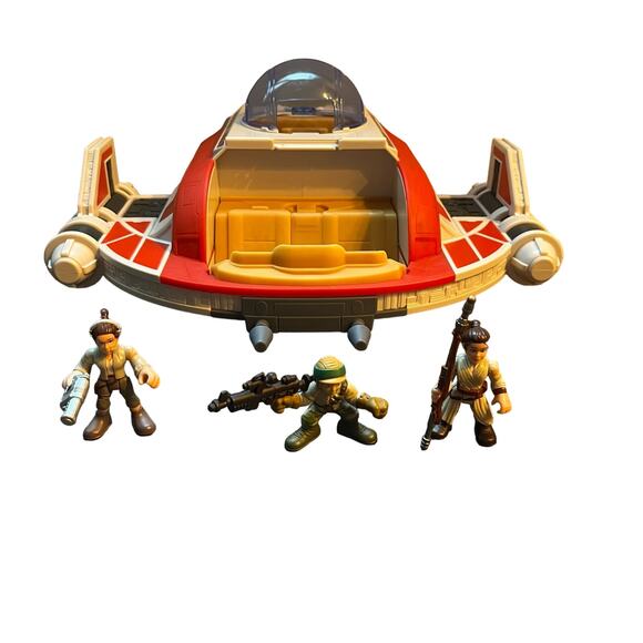 Hasbro | Toys | Star Wars The Crimson Firehawk Ship Action Figures ...